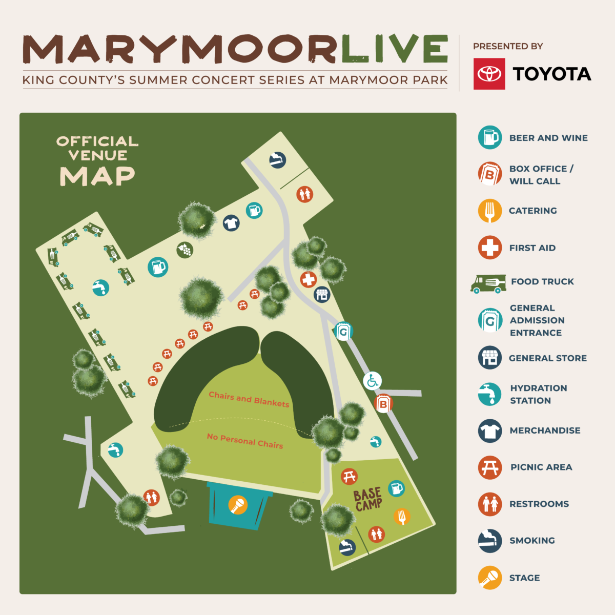 Venue Map - Marymoor Live